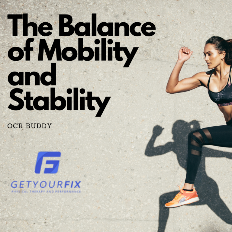 The Balance Of Mobility And Stability - OCR Buddy